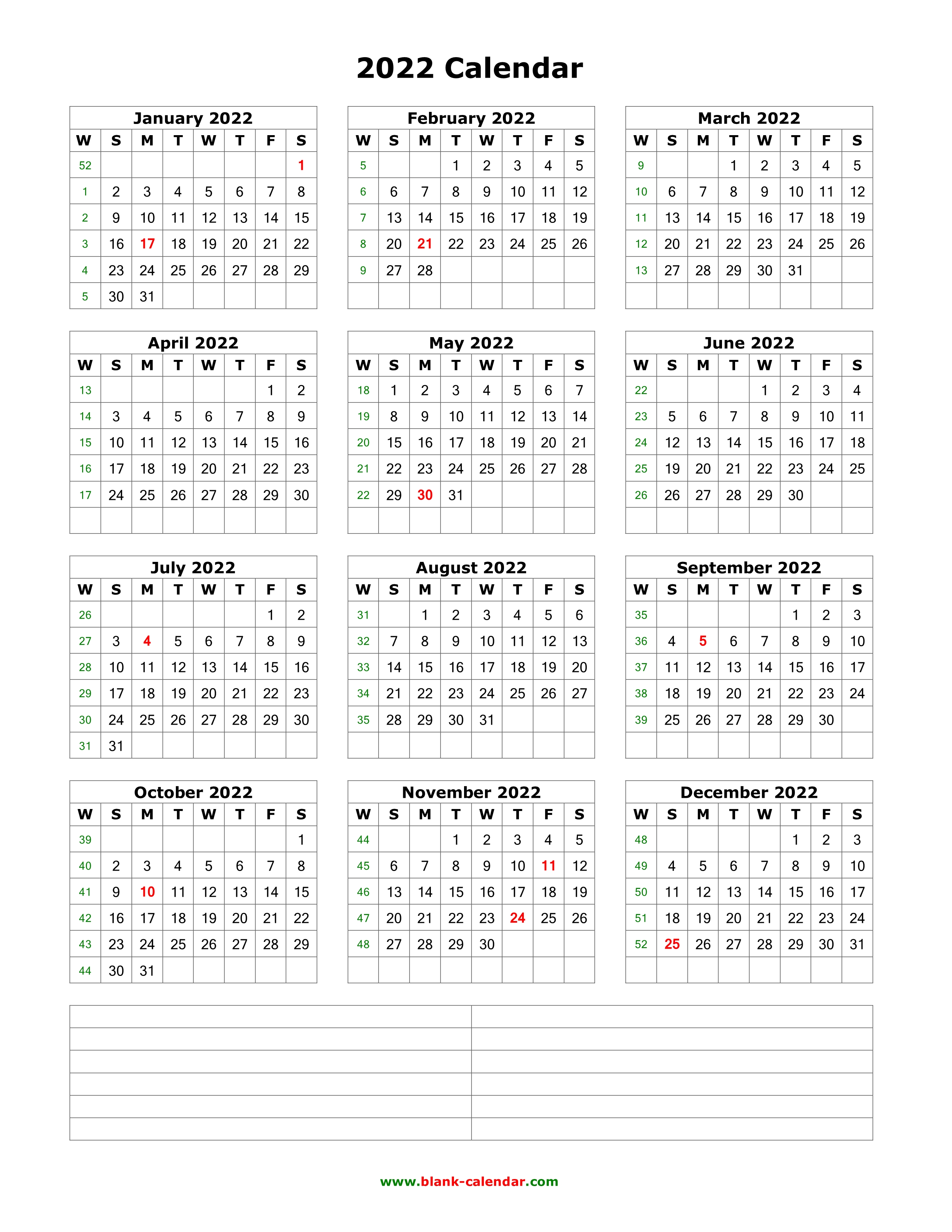 Blank 2021 And 2022 Calendar Blank 2021 And 2022 Calendar